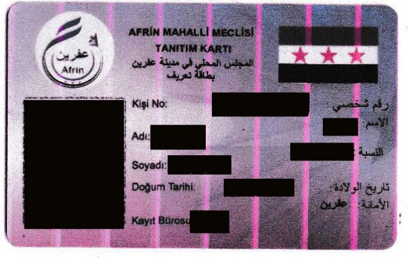 Syria: Turkish Identification Cards Obliterate Identity of Natives and ...